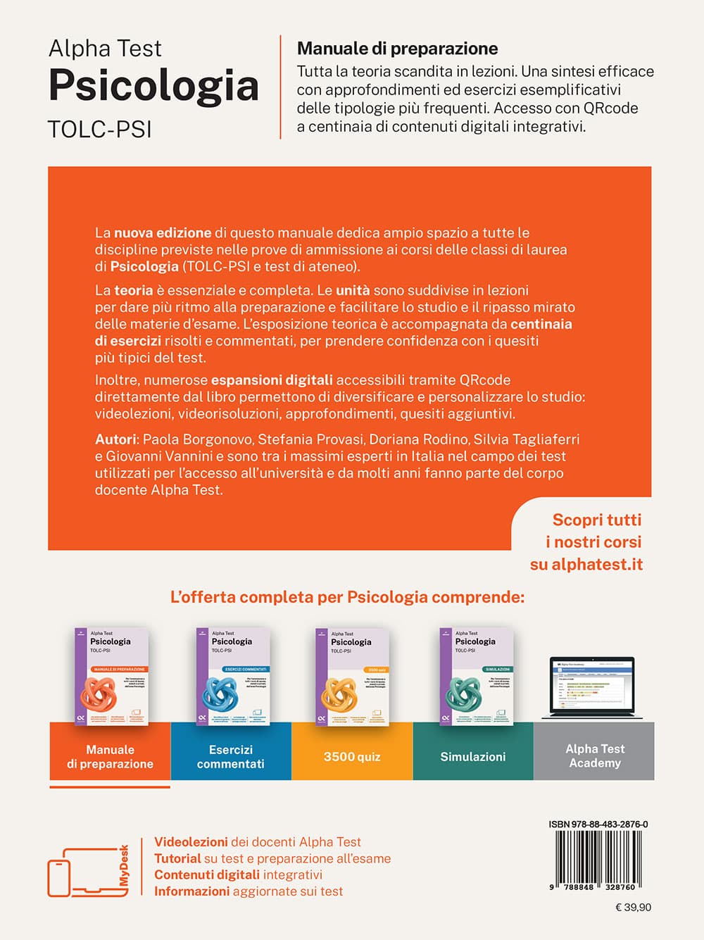 Alpha Test Psicologia TOLC-PSI - Manuale di preparazione: Libro di ...