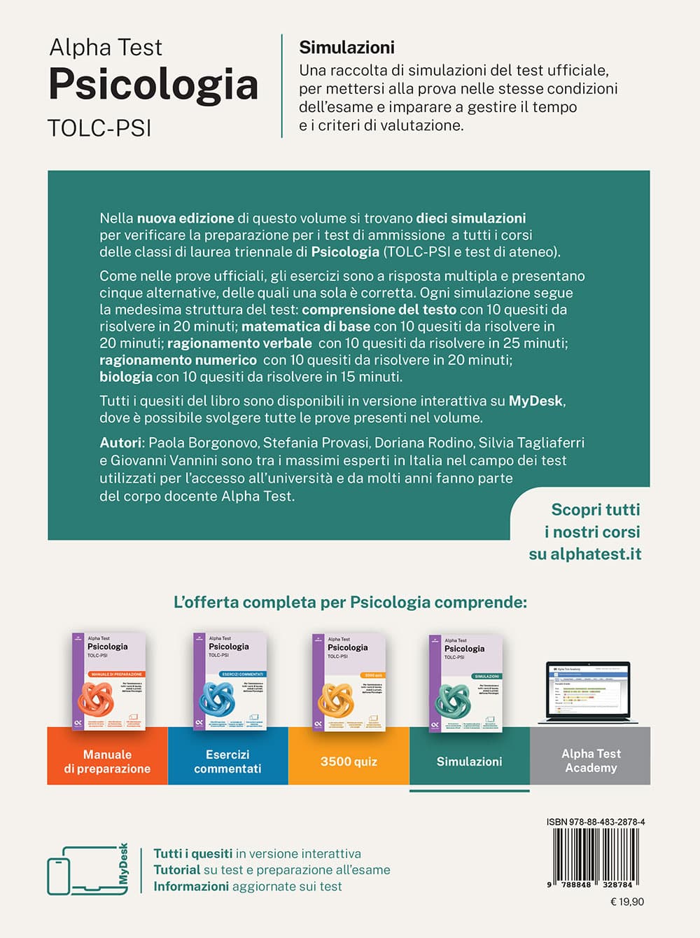 Alpha Test Psicologia TOLC-PSI - Simulazioni: Libro di Preparazione ...