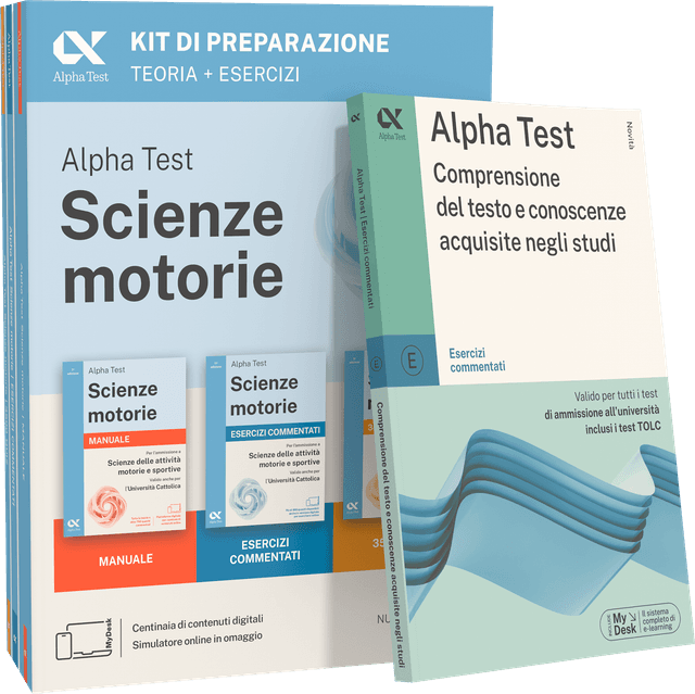 Alpha Test Scienze Motorie - Kit di preparazione + Alpha Test ...