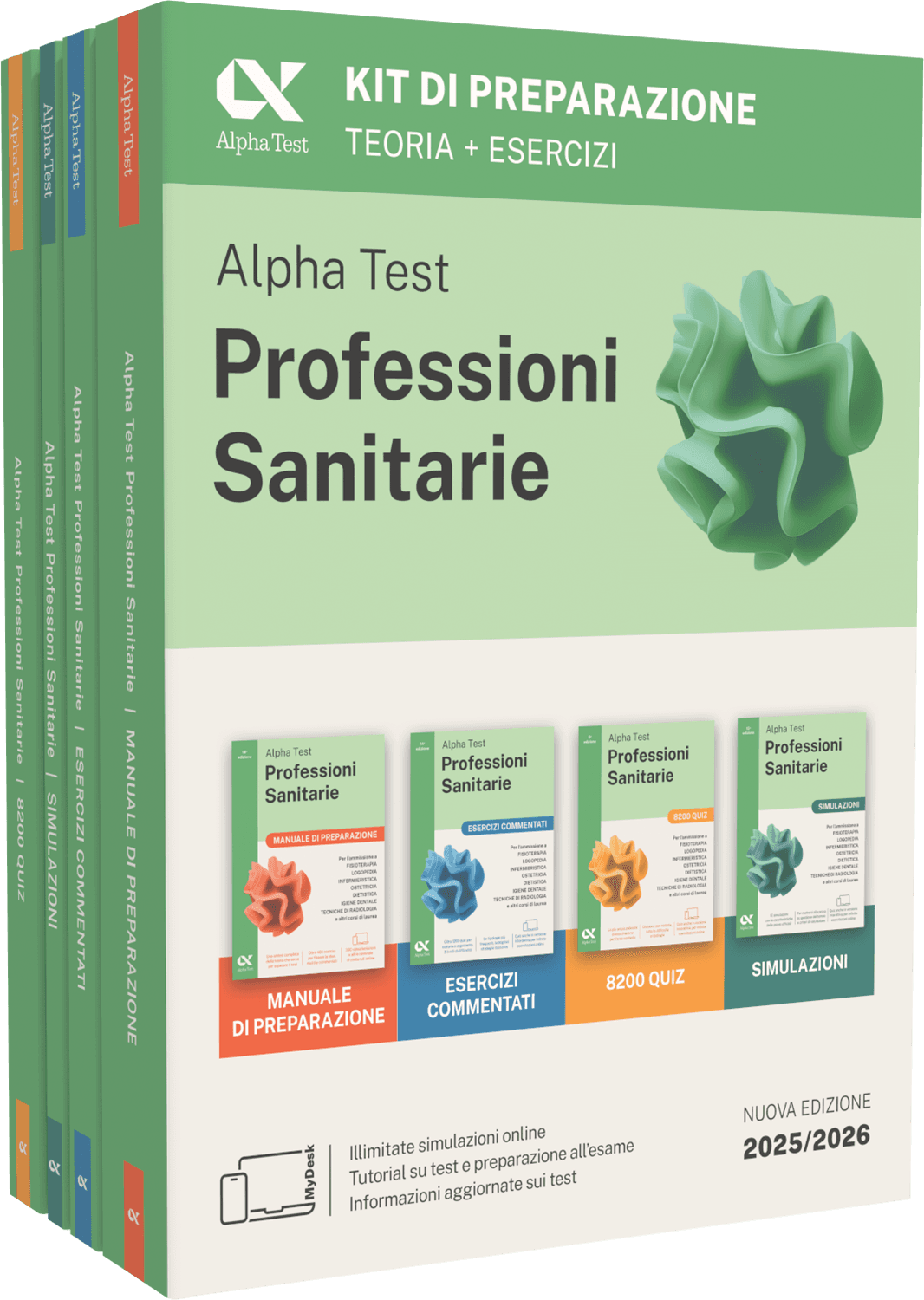 Alpha Test Professioni Sanitarie - Kit di preparazione: Libro di ...